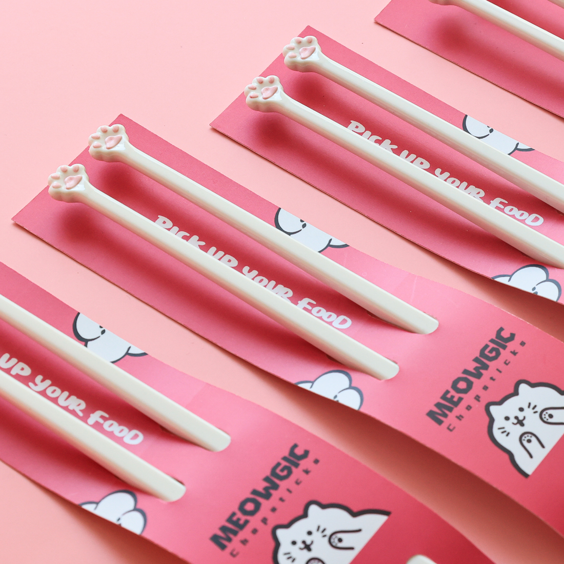 cat paw chopsticks - meowgic chopsticks -cute chopsticks – Meowgic Cat ...